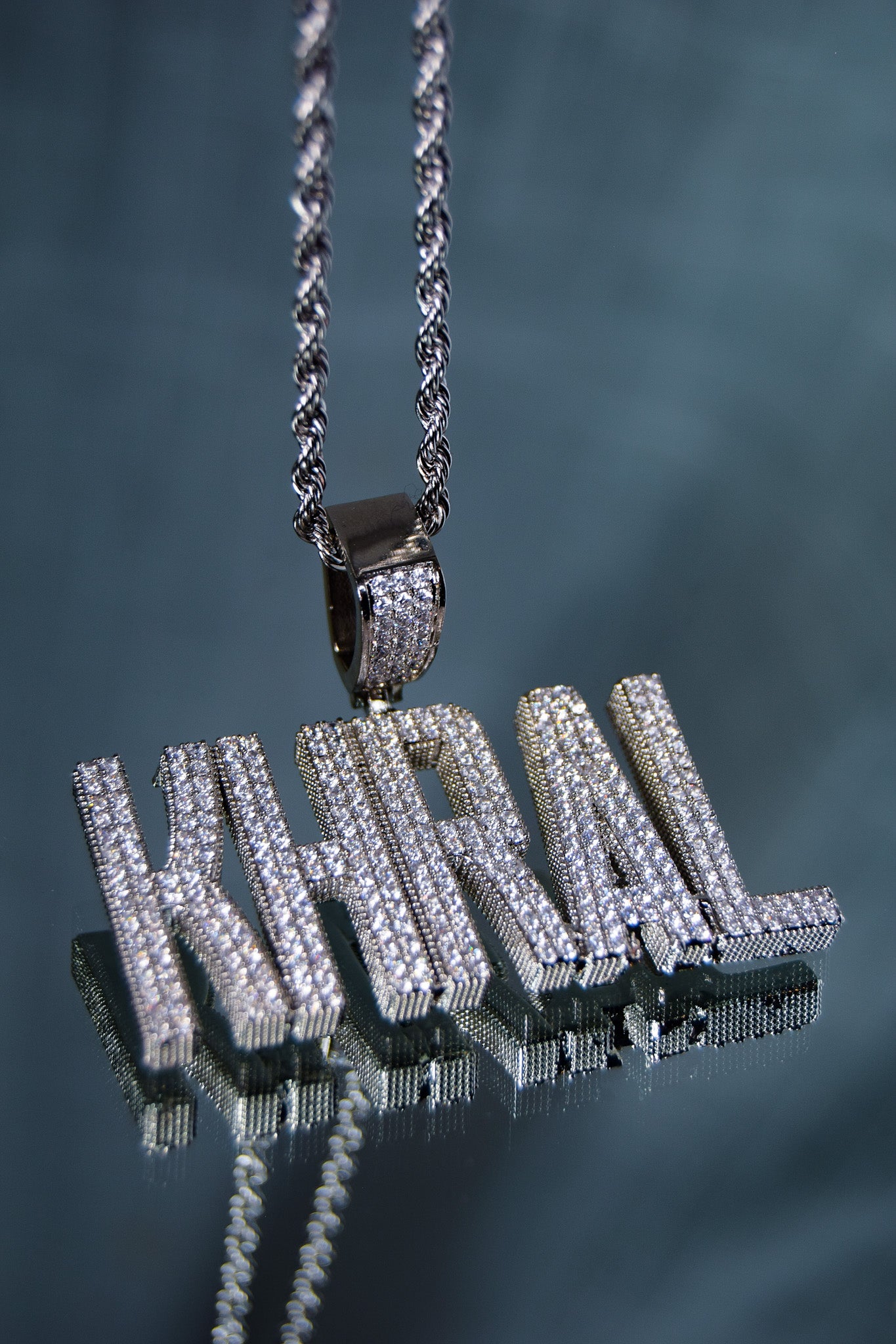 CUSTOM CRYSTALLINE FONT (SILVER) – Khral