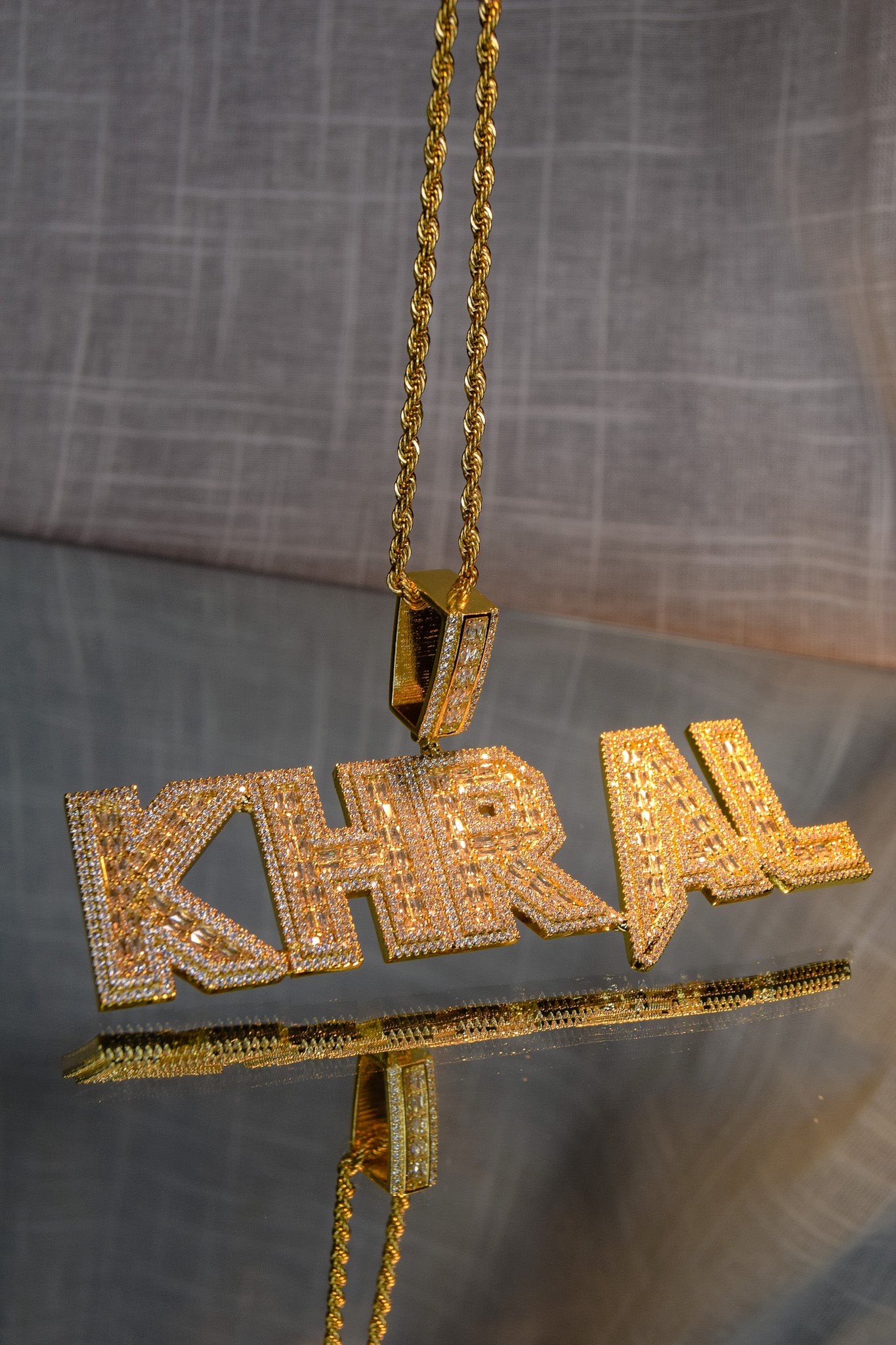 CUSTOM BAGUETTE FONT (GOLD) – Khral